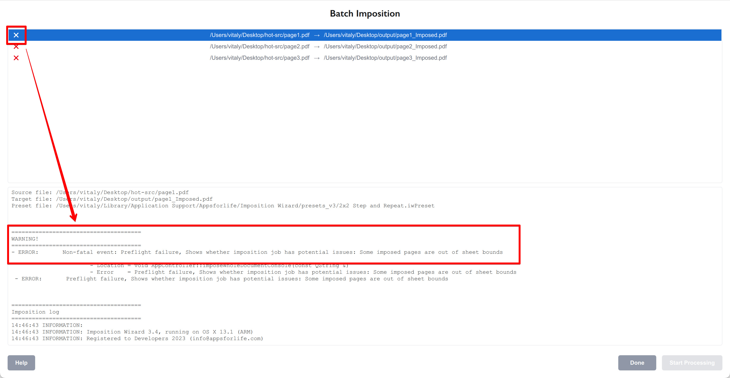 Batch PDF Processing in Imposition Wizard