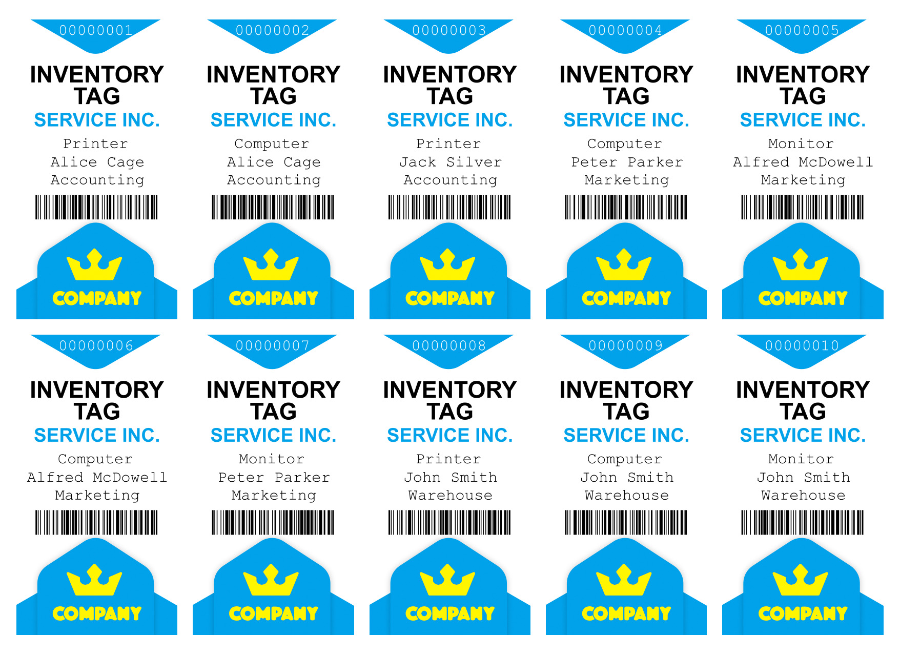 Making Asset Tags From PDF And Excel Files